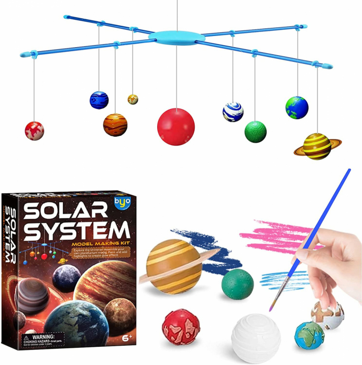 Osta Hanging model of the solar system + luminous color | Teknikproffset.fi
