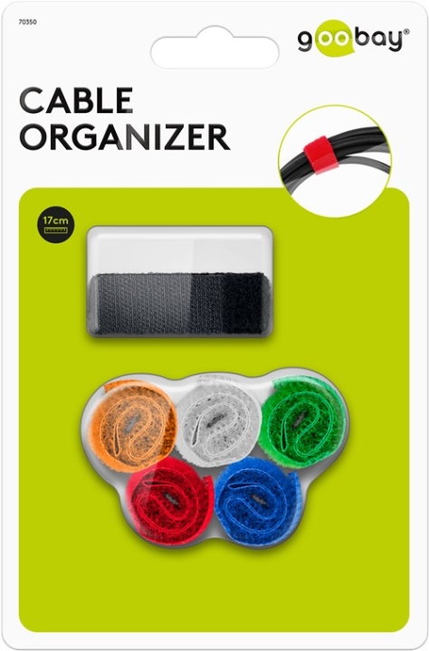 Osta Goobay Kabelhantering kardborreband 6-pack för att ordna och fästa | T